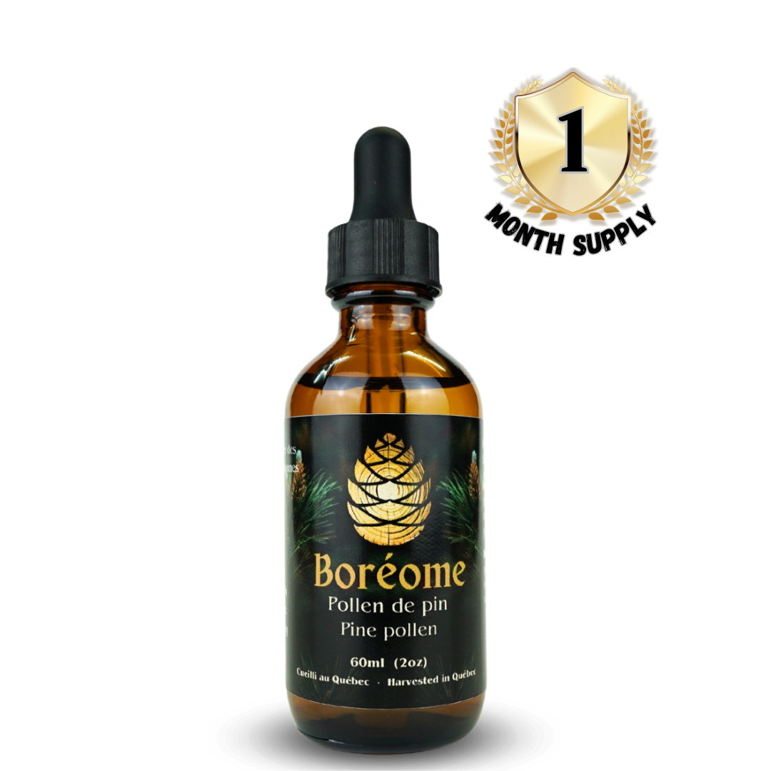 Canadian made | High quality pine pollen extract - 120ml (4oz) – Boreome