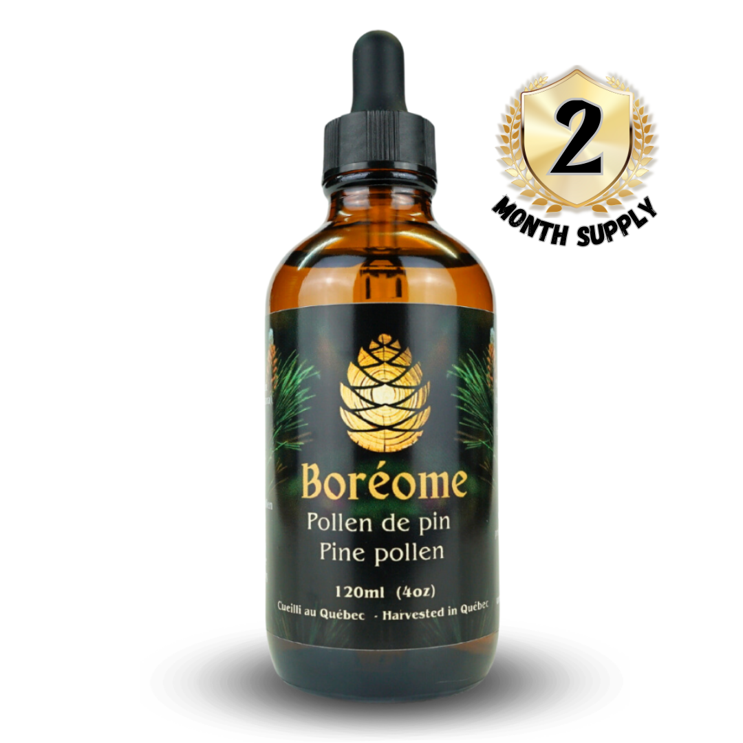 Canadian made | High quality pine pollen extract - 120ml (4oz) – Boreome